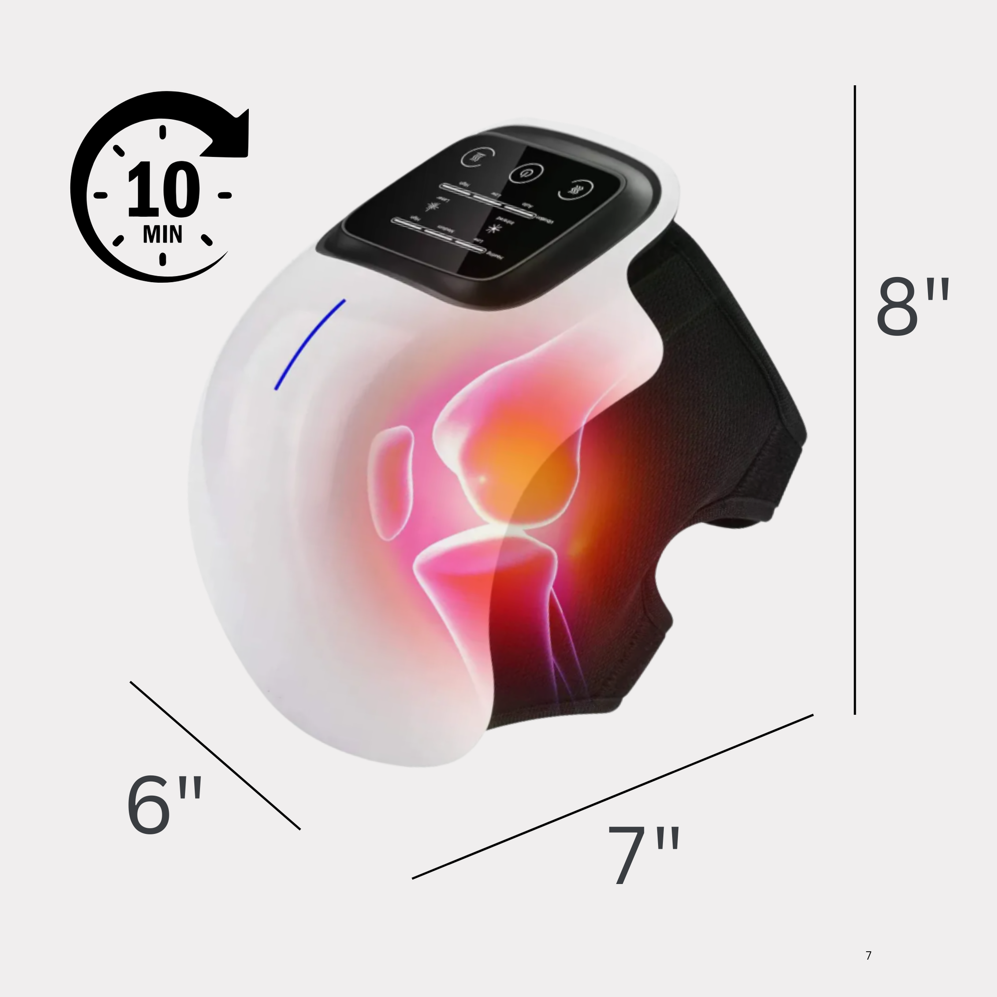 Premium Knee Massager – Heat & Vibration Pain Relief – Tavia Solutions ...